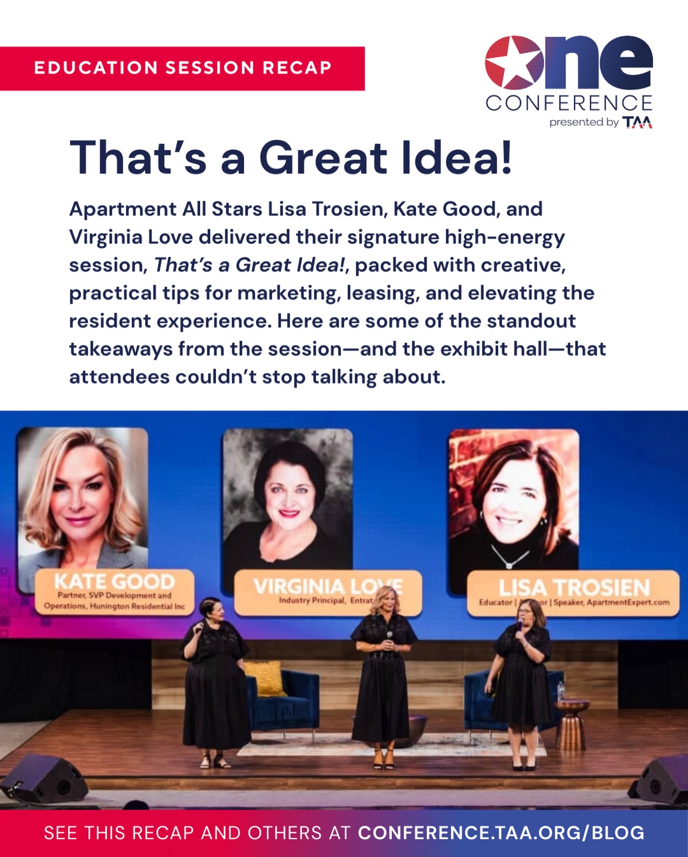 Conference Agenda | TAA ONE Conference