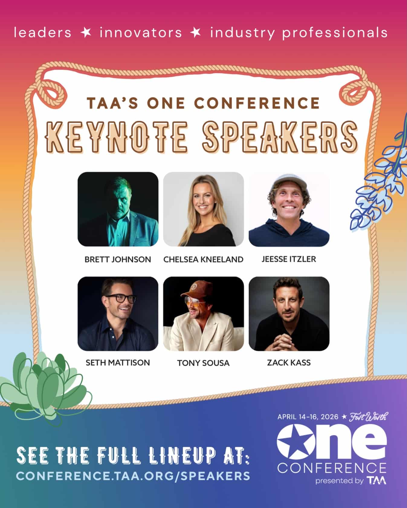 Conference Agenda | TAA ONE Conference
